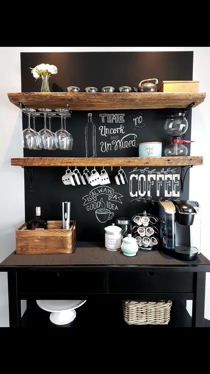 11 decorating ideas to create a small coffee corner - ScDecorum