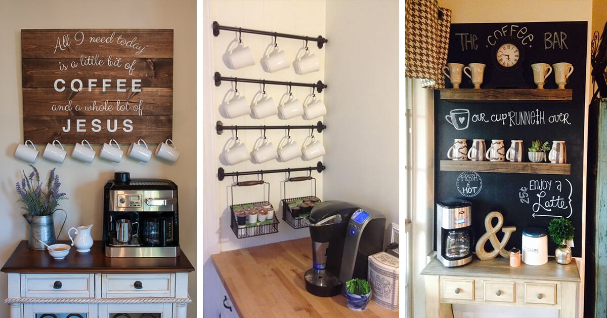 11 decorating ideas to create a small coffee corner - ScDecorum