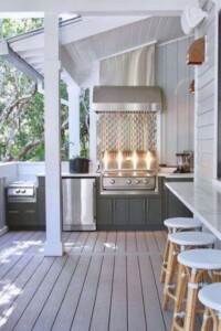 Create a great Outdoor Kitchen Decor in Few Steps
