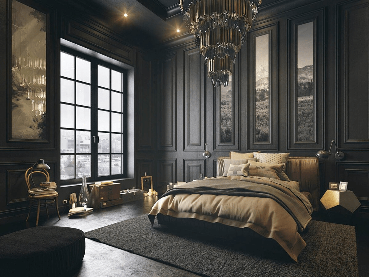 How To Create The perfect dark academia interior design look