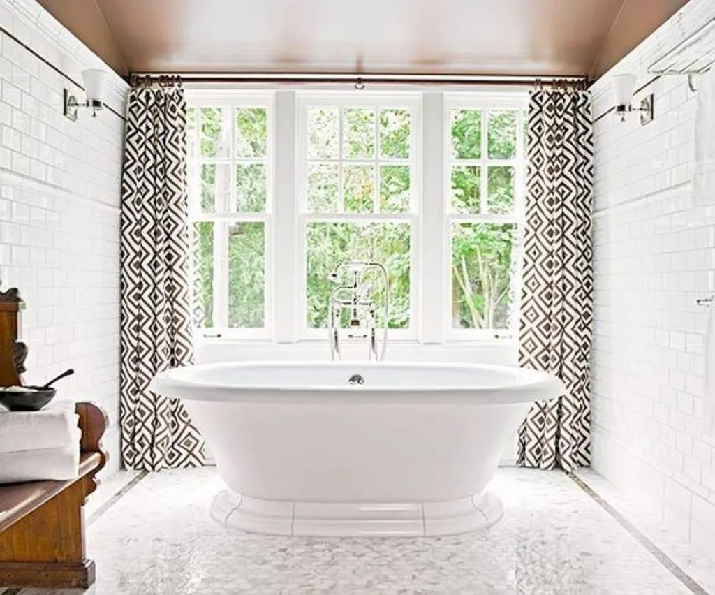 Amazing Bathroom Window Curtains Ideas You Will Love!