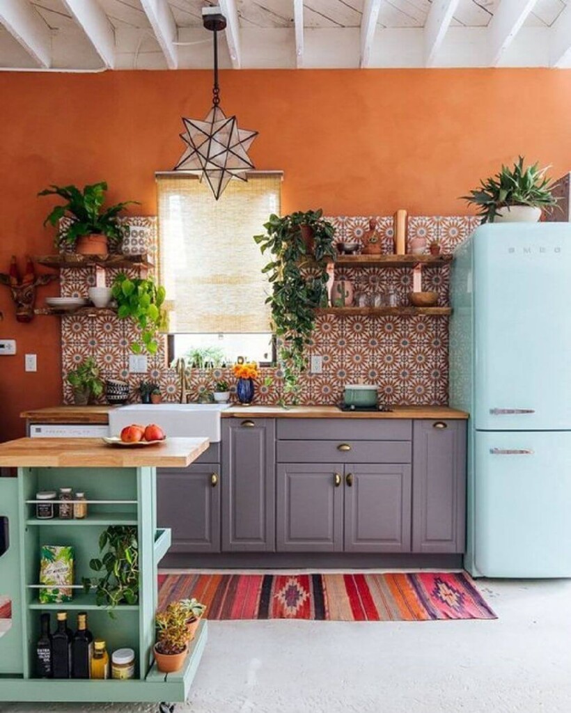 21+ Amazing Bohemian Kitchens Ideas in 2024
