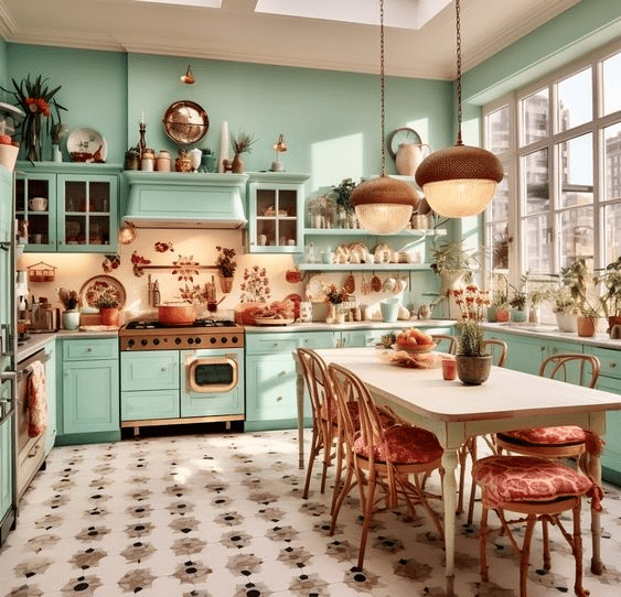 21+ Amazing Bohemian Kitchens Ideas in 2024